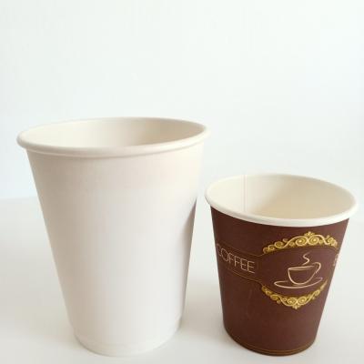 Cina Stile creativo Tazza di carta monouso per caffè e tè con disegni piacevoli e stampa del logo in vendita