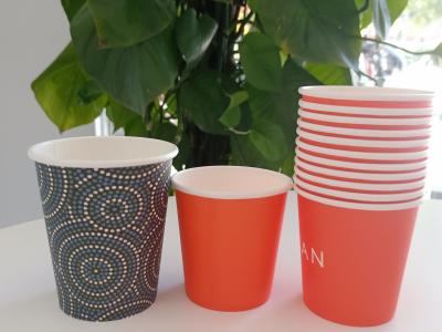Cina Tazze di carta 100% senza plastica personalizzate senza rivestimento PE per una soluzione ecologica in vendita