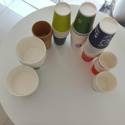 Cina Tazze di carta 100% senza plastica personalizzate senza rivestimento PE per una soluzione ecologica in vendita