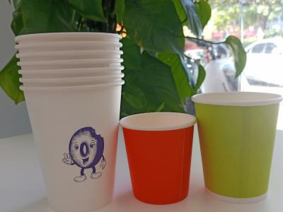 Cina Tazze di carta 100% senza plastica personalizzate senza rivestimento PE per una soluzione ecologica in vendita
