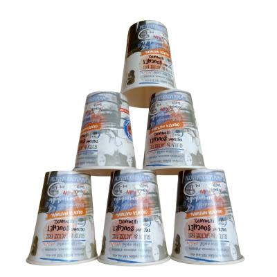 Cina Campione di 100% carta, senza plastica, biodegradabile, usa e getta, tazza di carta da caffè, logo personalizzato in vendita