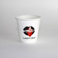 China 4oz Biodegradable Paper Cup Compostable Custom Printed Drinking Cup 100ml for sale