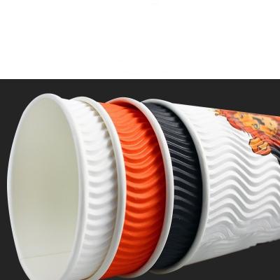 Cina 30 giorni di ritorno Biodegradabile Disposable PE Rivestito Tazza di Caffè per Prendere via in vendita