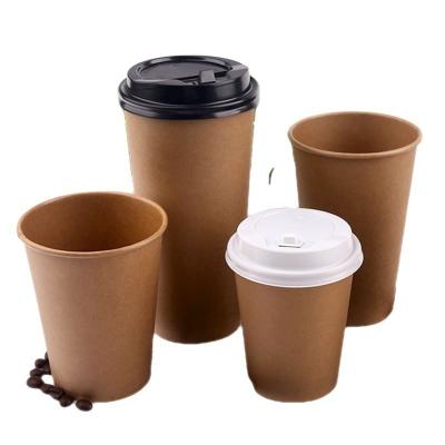 中国 クラシック・クラフト・シングルウォール・コーヒーカップ製造のためのカスタマイズされたデザインの飲み杯 販売のため