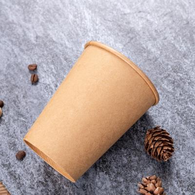 Cina Tazza di carta kraft usa e getta personalizzata per acqua fredda/calda Tempo di consegna stimato in vendita