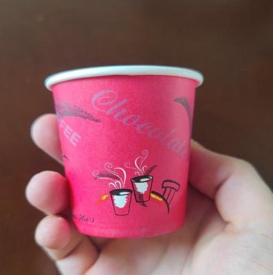 中国 カスタムロゴ 4オンス 飲み物コーヒー用の単体壁紙カップ 62*45*60mm 販売のため