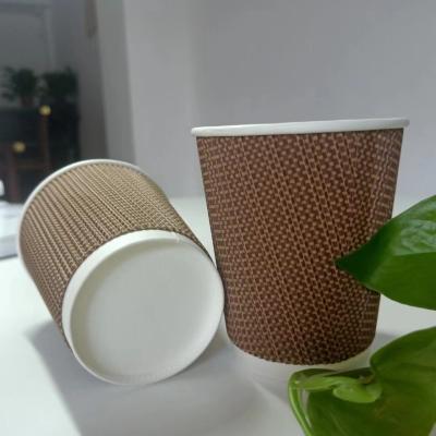 중국 맞춤형 로고 인쇄 된 파리 종이 커피 컵 46.00cm * 37.00cm * 53.00cm 패키지 크기 판매용