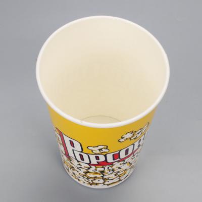 China 64oz Take Away Food Grade Disposable Popcorn Paper Bucket for Popcorn Bucket/Container for sale