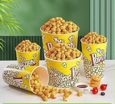 中国 パーソナライズ可能な使い捨て ポップコーン 紙バケツ 食品級 ポップコーン カップ 持ち帰り 販売のため