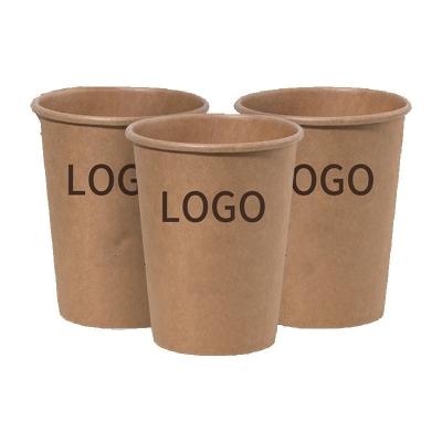 Cina Richiesta personalizzata Biodegradabile Compostabile Coppa di carta a parete singola con personalizzazione in vendita