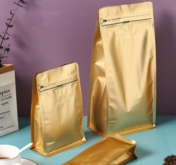 Quality Custom Logo Is Colorful Aluminum Plated Self Standing and Self Sealing Bag for for sale