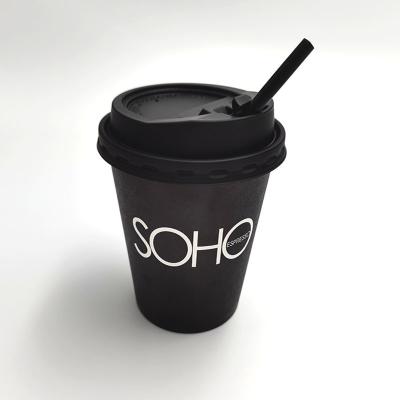 Cina 10.000kg Pacchetto Peso lordo Tazze di carta da caffè PLA usa e getta con logo in vendita