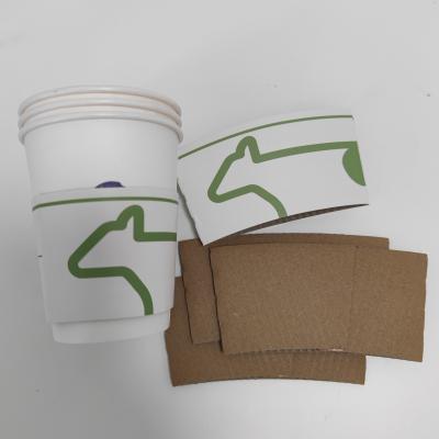 Cina Manicotti per tazze di caffè stampati con logo personalizzato Eco-friendly e riciclabili per bevande calde in vendita