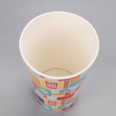 China 1000ml Custom Logo Bio-Degradable Bamboo Fiber Pulp PLA Coating Drinking Cup with Lid for sale