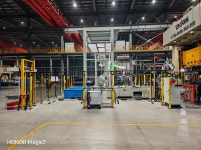 China 3 phase ABB Robotic Stamping High Tonnage Tandem Press Line Smart Factory Solutions for sale