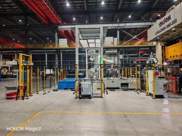 Quality 3 phase ABB Robotic Stamping High Tonnage Tandem Press Line Smart Factory Solutions for sale