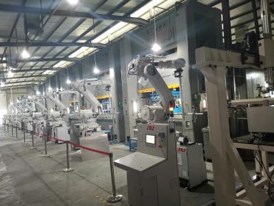 China PLC And HMI Robotic Stamping Line Sync Control High Throughput for sale