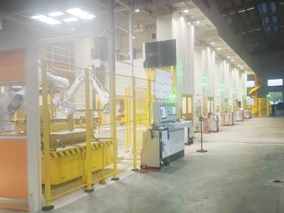 China Low Maintenance Robotic Stamping Cell Flexible Automation Compact Footprint for sale