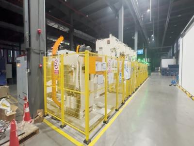 China Hydraulic Mechanical Robotic Stamping Line Tandem Press Line Aerospace Parts Precision Automation for sale