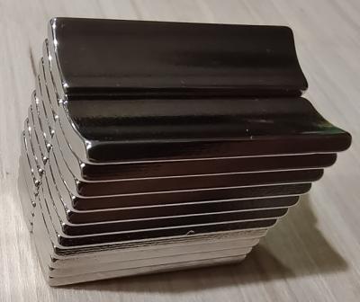 China Imanes R14.5 X R17.5 X del arco del neodimio del motor de BLDC uso industrial de 40 N50SH en venta