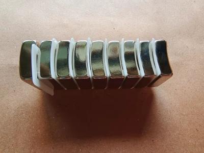 Cina Magnete a forma di arco del neodimio di N42 NdFeB per la fabbricazione del prototipo del motore in vendita