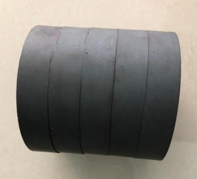 China Hard Diametrically Magnetized Ferrite Ring Magnet D65X32X20mm Custom Size Y30 Y35 for sale