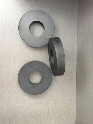 China Y35 Grade Permanent Ferrite Ring Magnet SrO / Bao And Fe2O3 Material for sale
