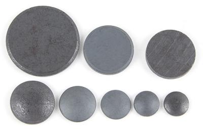 China Hard Cylinder Ferrite Magnet For Rotors / Fridge SGS RoHS Certification for sale