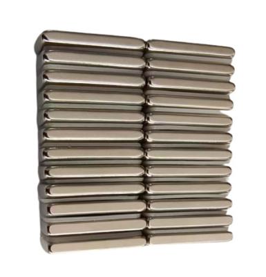 China Strongest NdFeB Magnet N52 30X19X4.5 One Side Flat One Side Curved As Motor Rotor For Electricity Supply for sale