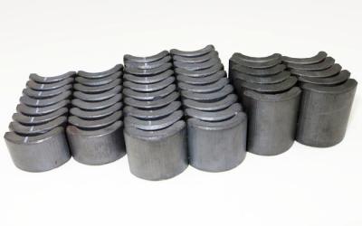 China Widely Used Arc Shape Permanent Ferrite 360 Magnet For PMDC Motor for sale