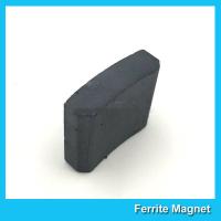 China Arc Shaped Permanent Ferrite Magnet for Ceiling Fan Motor C5 Y30 SGS Certified for sale
