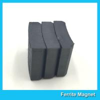 China Arc Shaped Permanent Ferrite Magnet for Ceiling Fan Motor C5 Y30 SGS Certified for sale