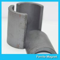 China Arc Shaped Permanent Ferrite Magnet for Ceiling Fan Motor C5 Y30 SGS Certified for sale