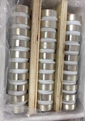 China Bright Silver N52 Neodymium Disc Magnets D50X15  Strong Sintered NdFeB Magnet for sale