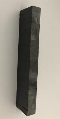 China A categoria C10 personalizou o bloco pequeno da barra dá forma ao ímã Isotropic da ferrite à venda