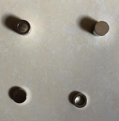 China Silver Shine Color Neodymium Magnets Strong Disc N35 Grade 18mm X 15mm for sale