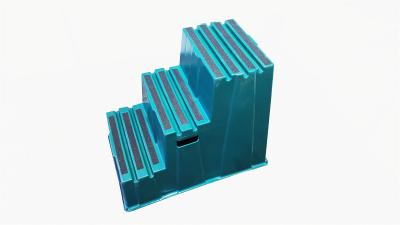 China Heavy Duty Polyethylene Plastic Single Step Stool Safety Smooth Finished for sale