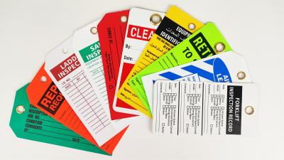 China Custom Design Danger Notification Tag for Industrial Application for sale