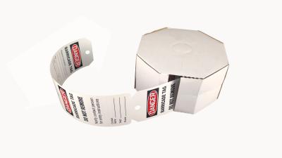 China Custom Design Plastic Safety Tag Waterproof UV Resistant for sale