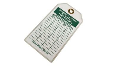 China Customized Plastic Safety Tag For High Safety And Customizable Material for sale