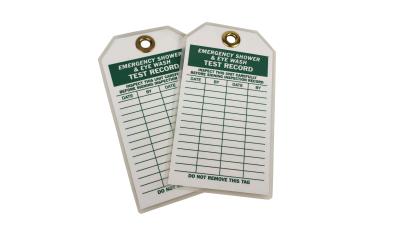 China Customized Plastic Safety Tag For High Safety And Customizable Material for sale