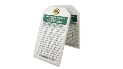 China Customized Plastic Safety Tag For High Safety And Customizable Material for sale