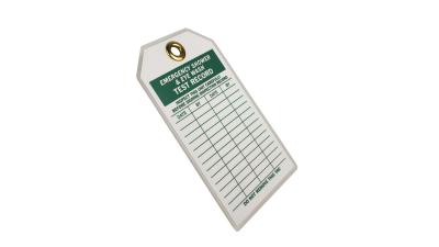 China Customized Plastic Safety Tag For High Safety And Customizable Material for sale