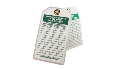 China Customized Plastic Safety Tag For High Safety And Customizable Material for sale