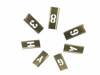 China Brass Rectangle Custom Stencil Adjustable Interlocking for Paint Stencil for sale