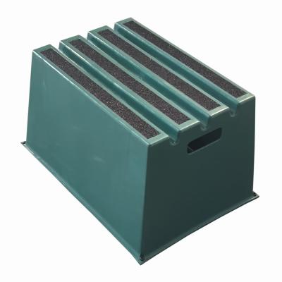 China Opvouwbare plastic trapstoel met niet-slip trappen 12 inch hoogte 500 lbs gewichtscapaciteit door gorilla ladders for sale