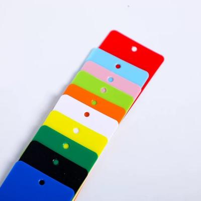 China Factory Customized Blank Matte PVC Tag Waterproof Plastic Tag for sale