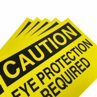 China Customizable  Plastic Pasteable Warning Sign For Industrial for sale