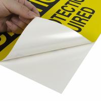 China Customizable  Plastic Pasteable Warning Sign For Industrial for sale