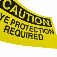 China Customizable  Plastic Pasteable Warning Sign For Industrial for sale